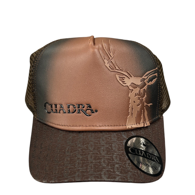 Gorra cuadra Deer Patch Chocolate CC115 Para Hombre – Yona West