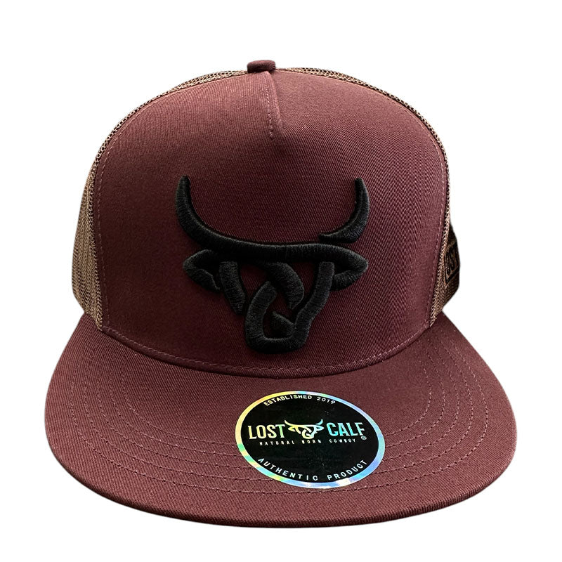 Gorra Torito Negro/Tinto Para Hombre | Lost Calf – Yona West