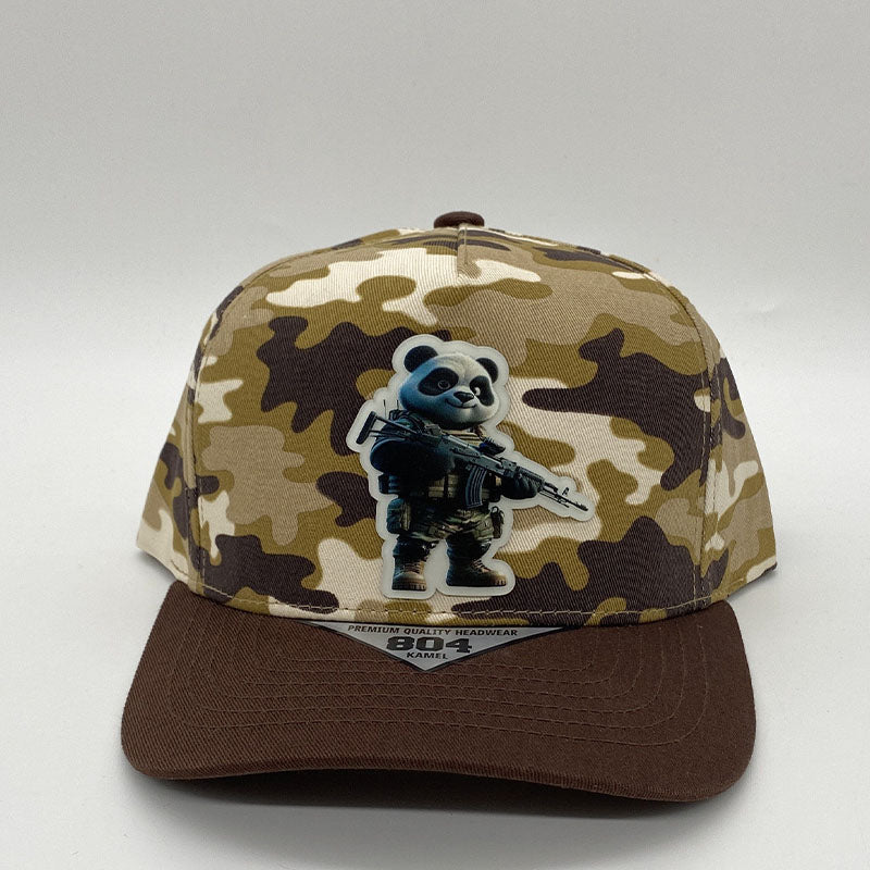 Gorra Panda Belica Camuflaje Cafe Para Hombre – Yona West