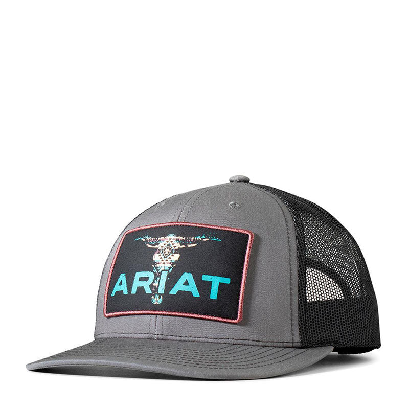Gorra Bull Skull Charcoal A300085907 Para Hombre | Ariat – Yona West