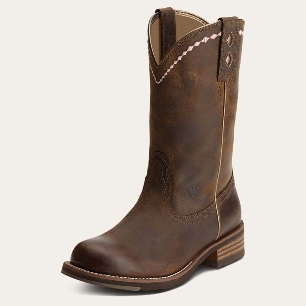 Bota Vaquera Ariat Unbridled Roper Cafe 10015374 Para Mujer – Yona West